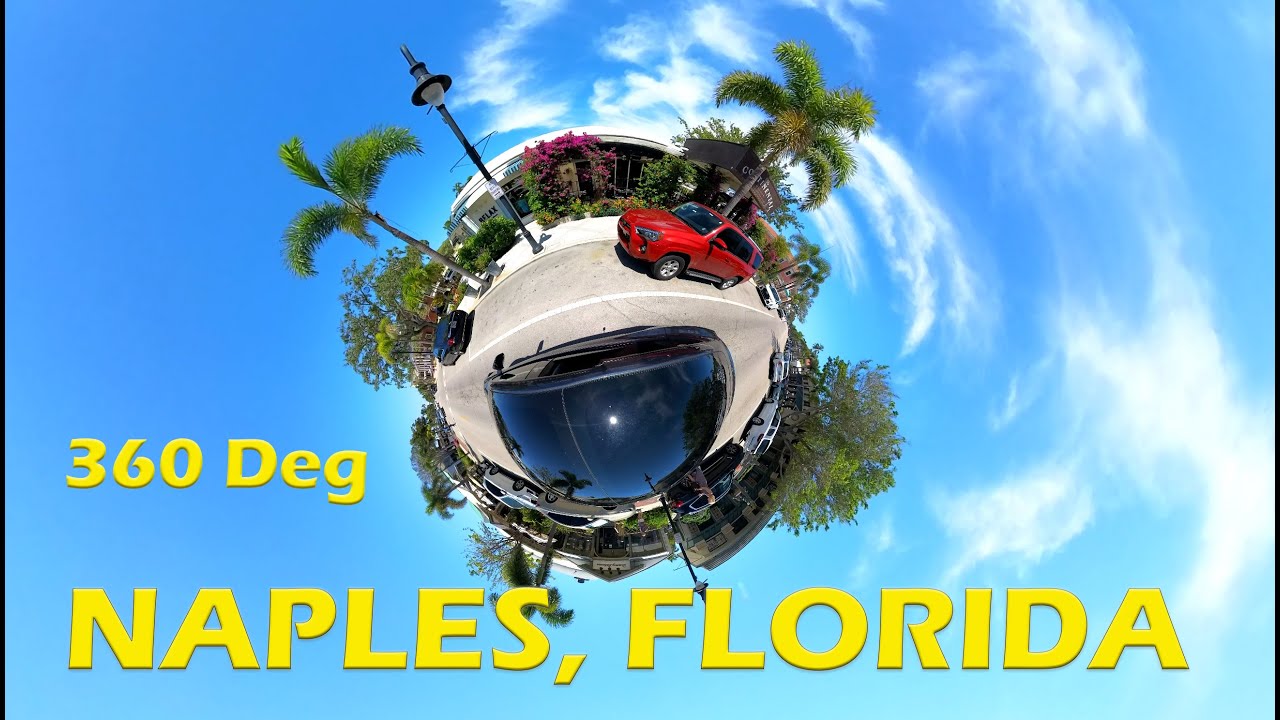 Naples, Florida 360 degree view from Tesla 3 driving. Insta360 X3 - YouTube
