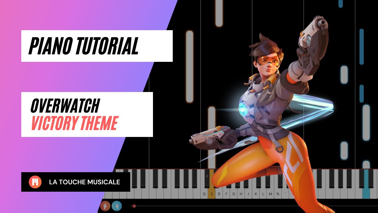 Victory Theme from Overwatch Piano Tutorial - YouTube