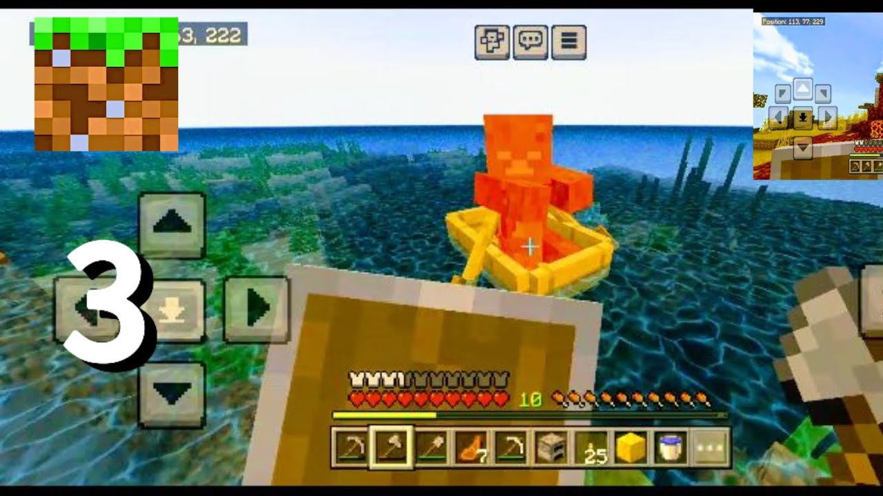 Minecraft: Bedrock Edition - Gameplay Walkthrough Part 3 | Android ...