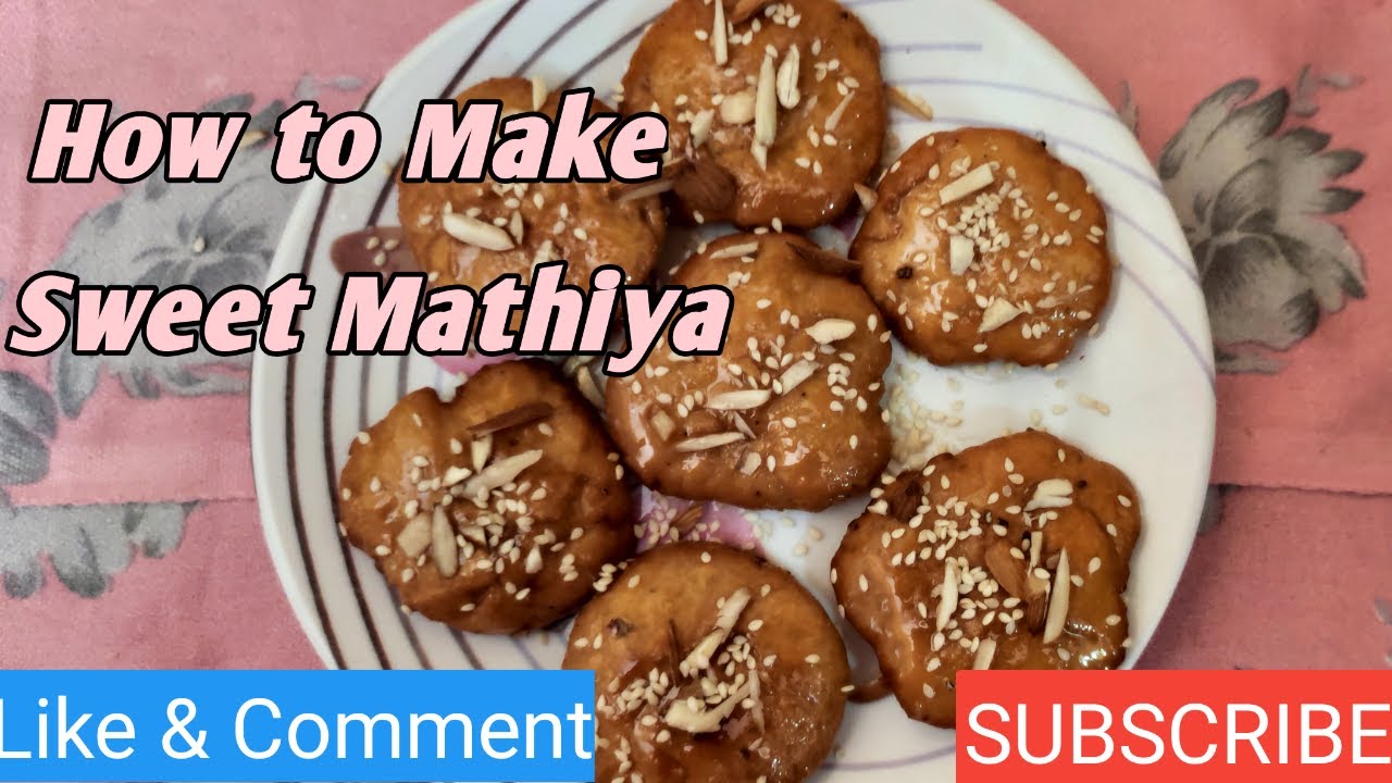 How to make sweet Mathiya || kase banye sweet Mathiya - YouTube
