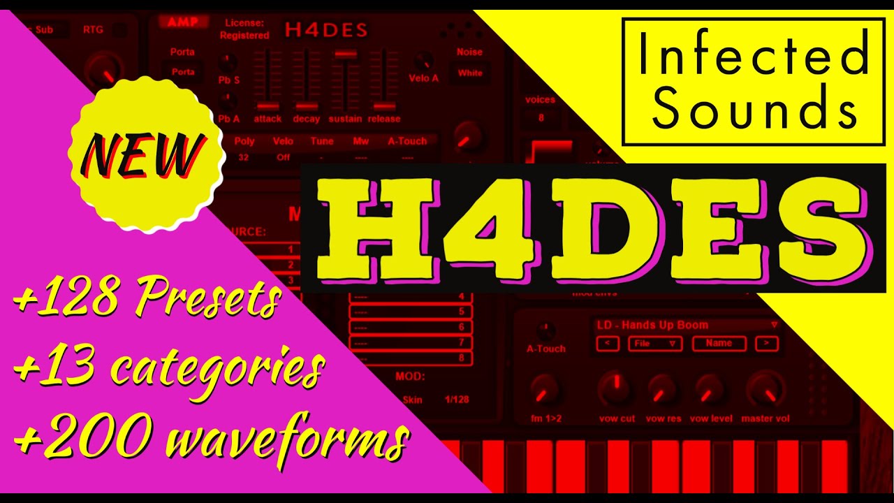 H4des Infected Sounds Review | Best synth plugin 200 Instruments ...