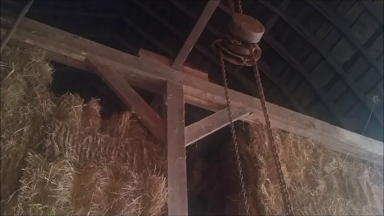Setting up the Chain fall for hanging beef - YouTube