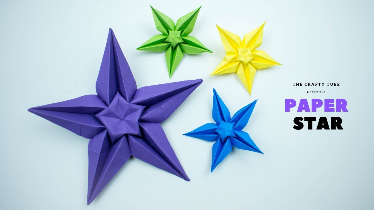 Paper Star - How To Make Paper Star - DIY - YouTube