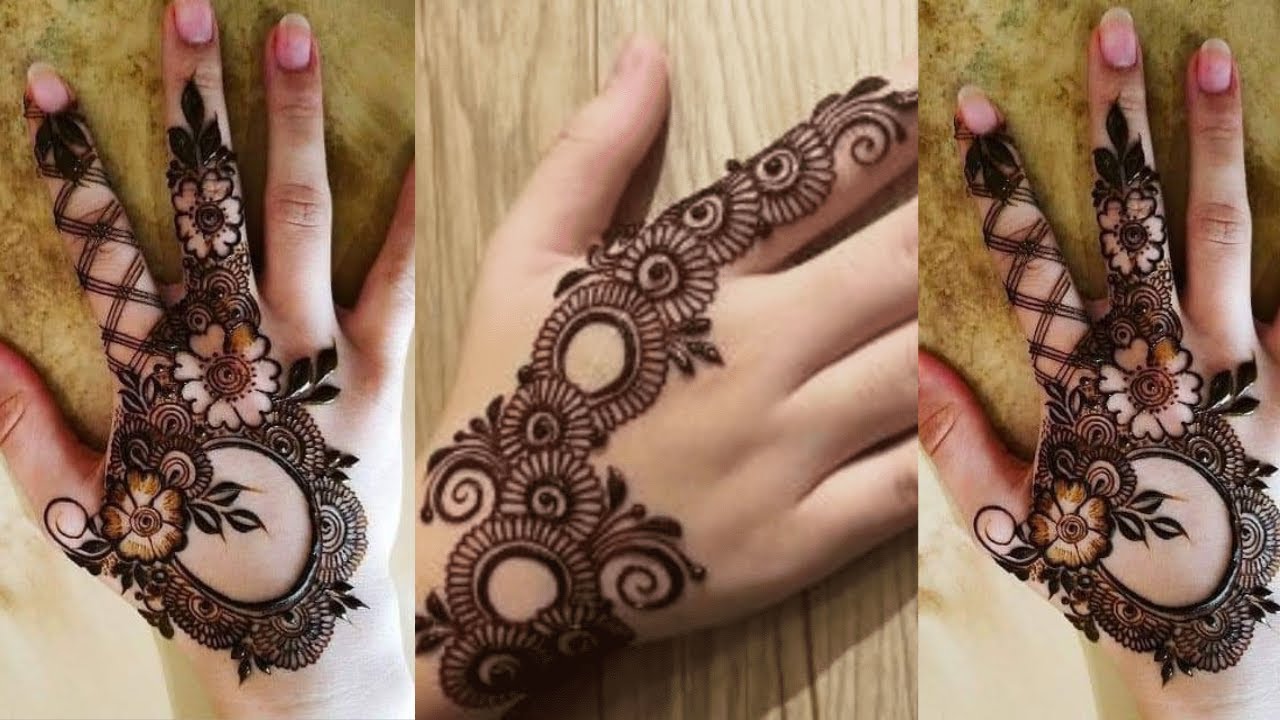 Mehndi designs| Angular mehandi design|Mehndi design simple|Mandhi ...