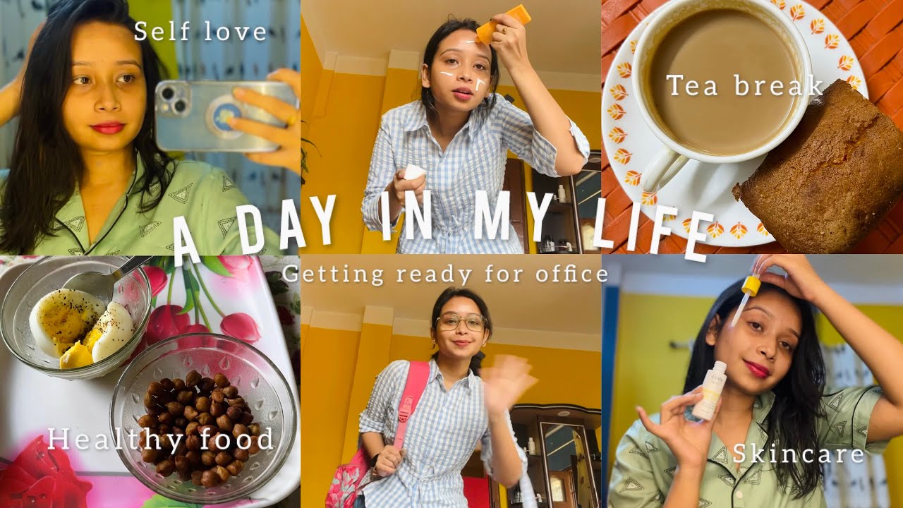 A DAY IN MY LIFE 🤷‍♀️ a compact day office , self pampering, food ...