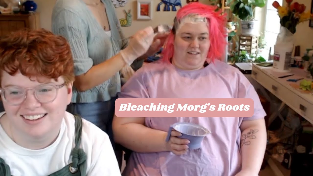 Body Doubling/Productivity Stream: Bleaching Morg's Roots - YouTube