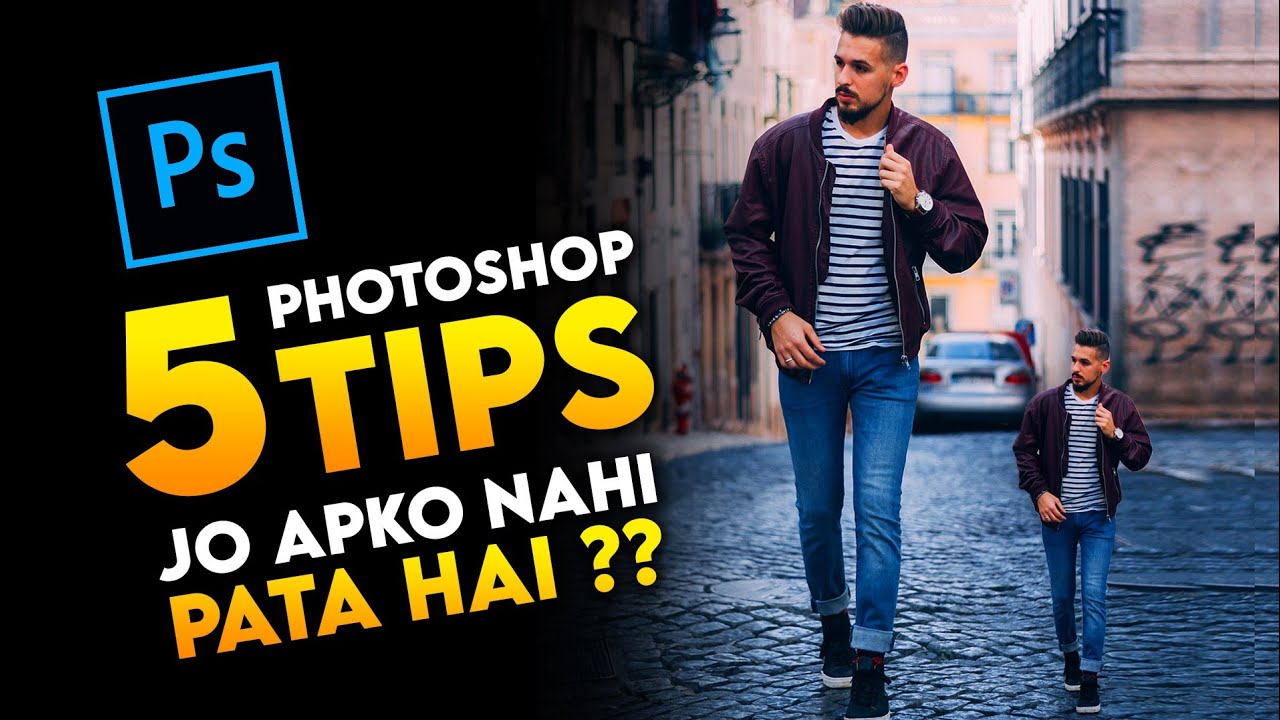 5 Photoshop Tips And Tricks | Photoshop Tutorial For Beginners - YouTube