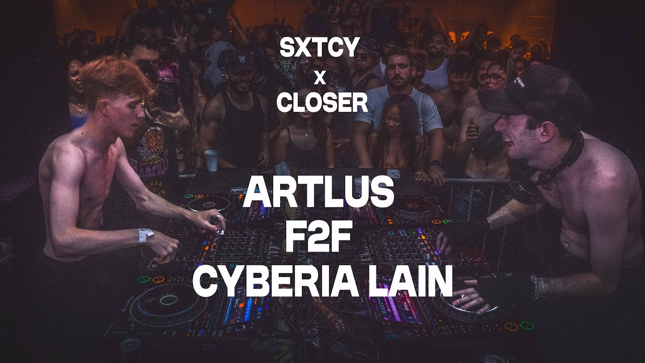 ARTLUS (US debut) F2F Cyberia Lain | LA’s First-Ever Hard Techno F2F | SXTCY x CLOSER - YouTube