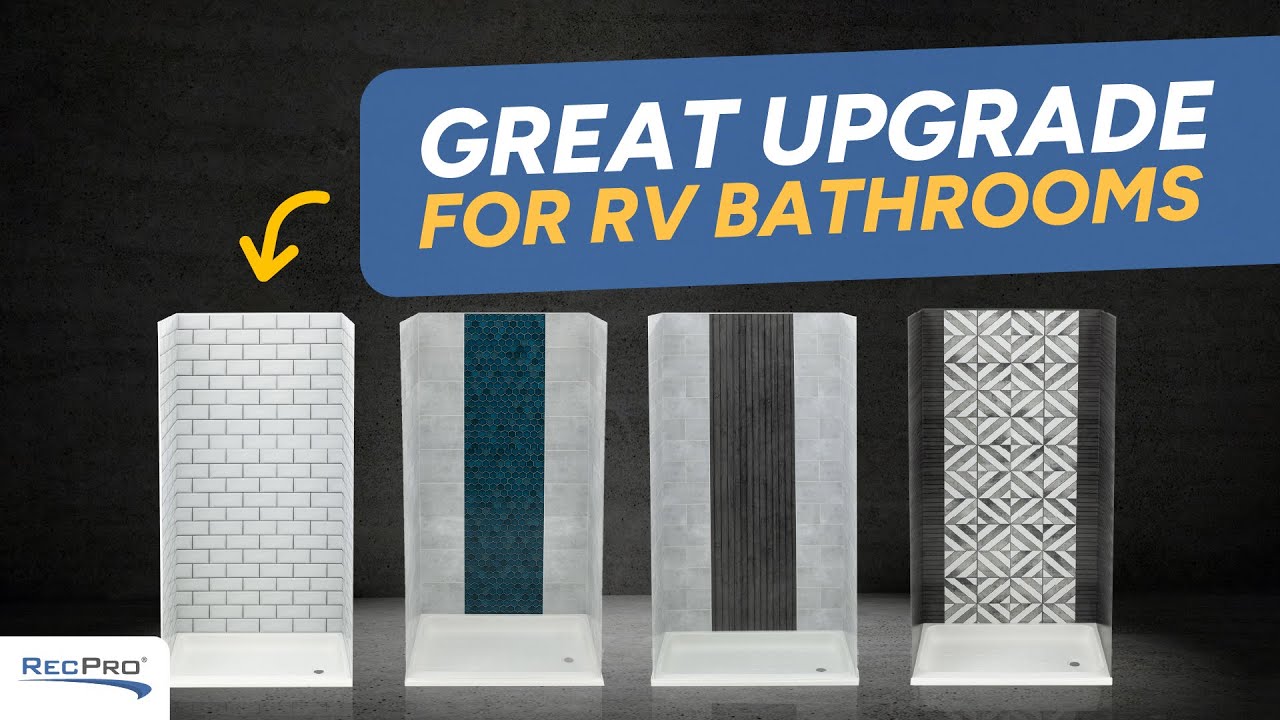 RecPro RV Shower Surrounds - YouTube