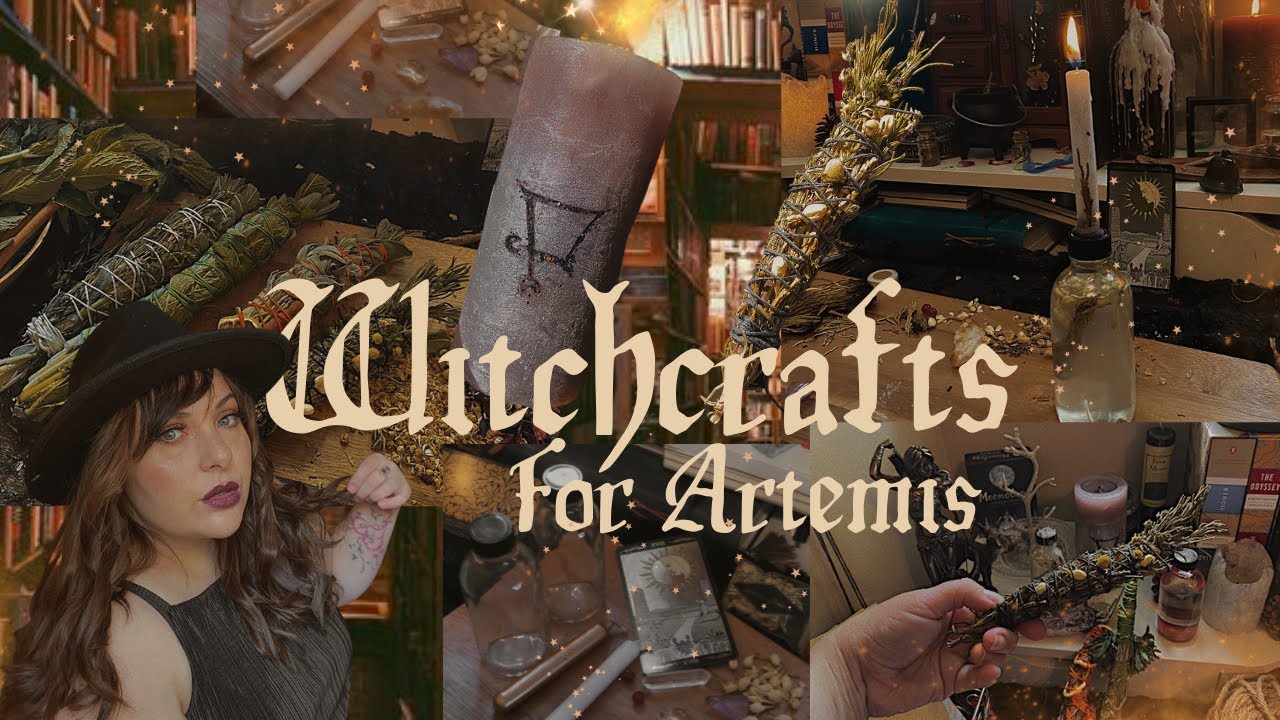 🏹 witch crafts Artemis edition // burn wands, potions, deity candles🕯 ...