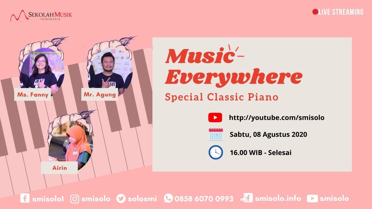 LIVE MUSIC EVERYWHERE PIANO CLASSIC - YouTube