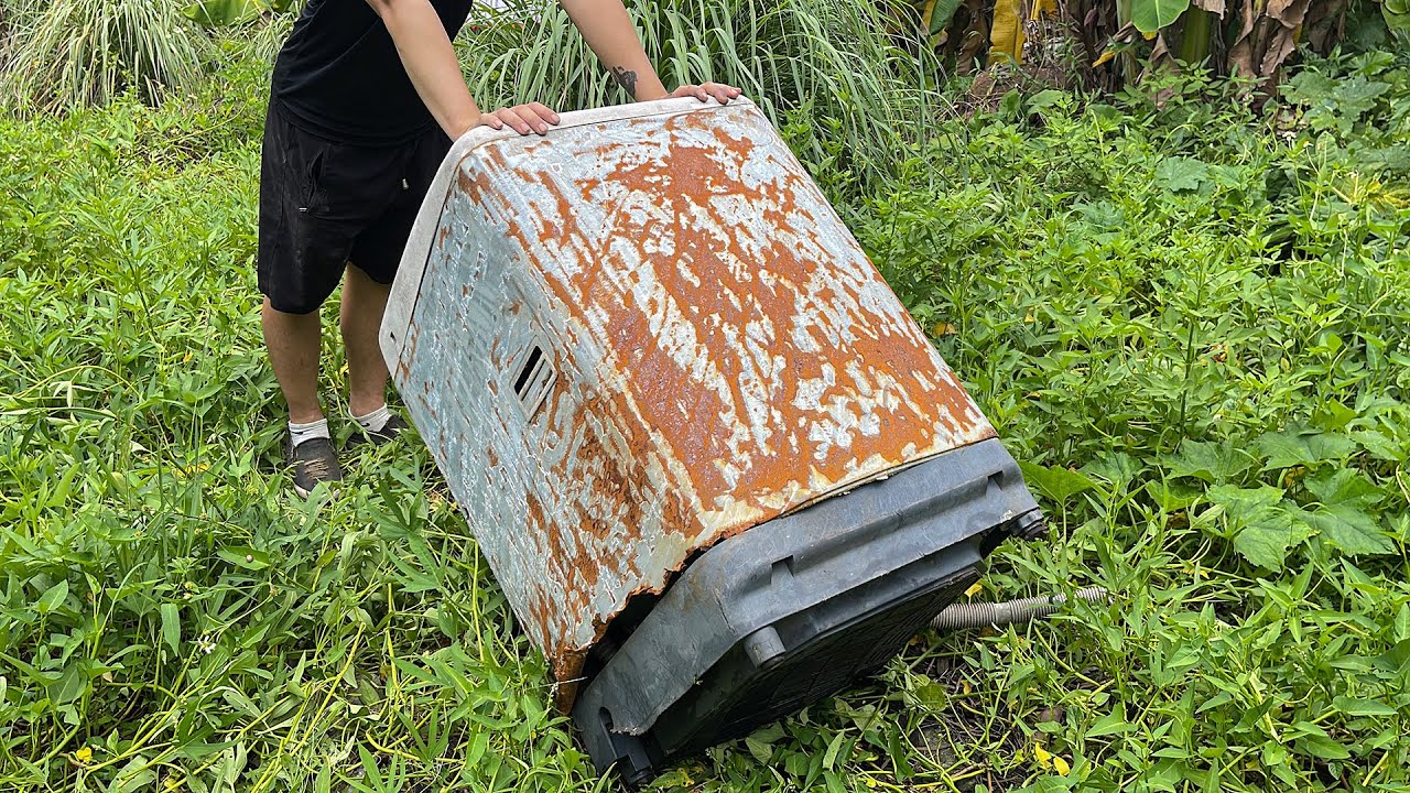 An Experienced Mechanic Completely Restored A Rotten Washing Machine ...