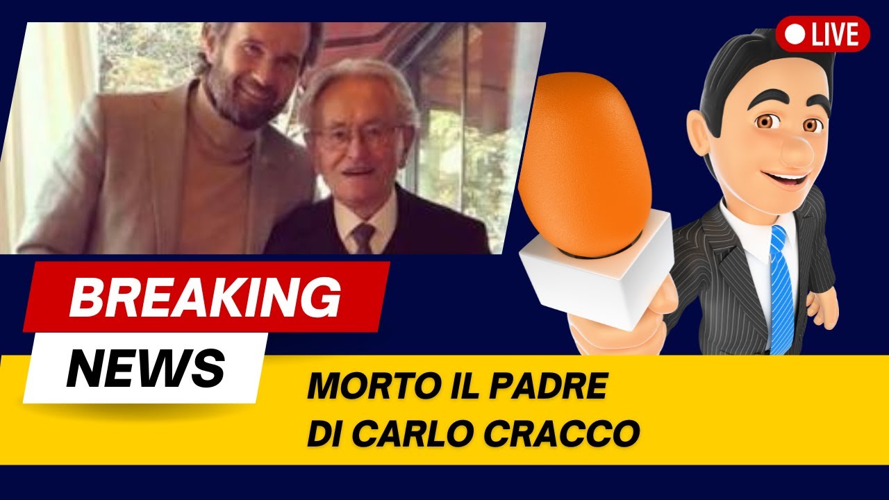 ADDIO A BERTILLO CRACCO, PADRE DEL CELEBRE CHEF CARLO CRACCO" - YouTube