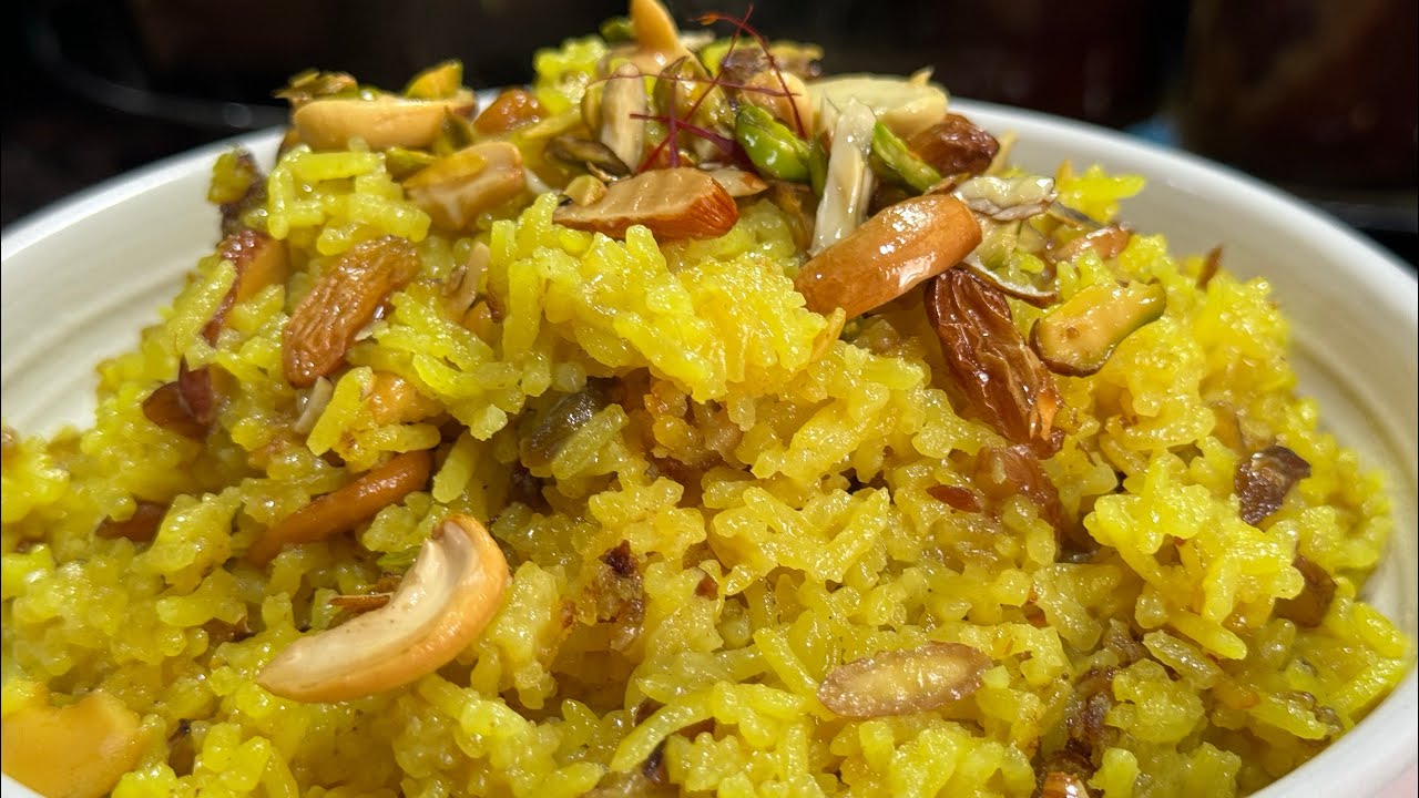 Meetha Chawal | Sweet Rice | Zarda Pulao | Meetha Pulao | Most ...