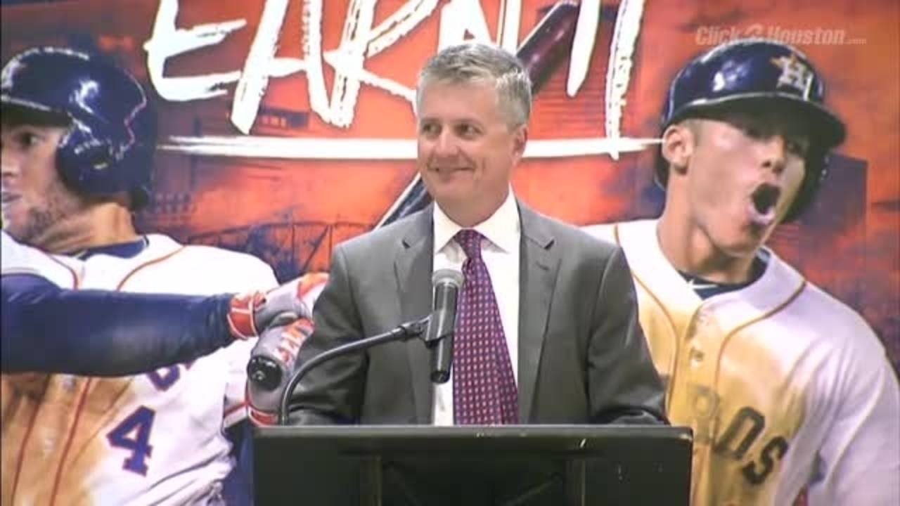 Jeff Luhnow speaks at Astros introductory press conference - YouTube