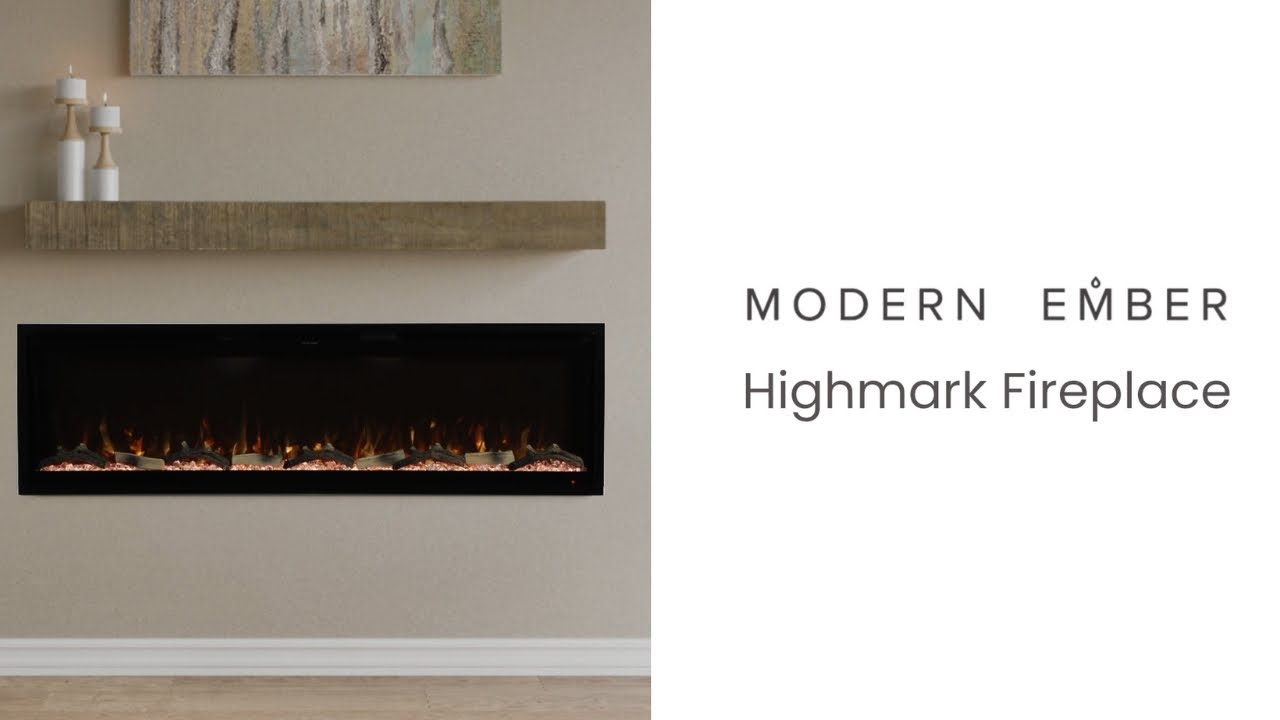 Modern Ember Highmark Electric Fireplace - YouTube