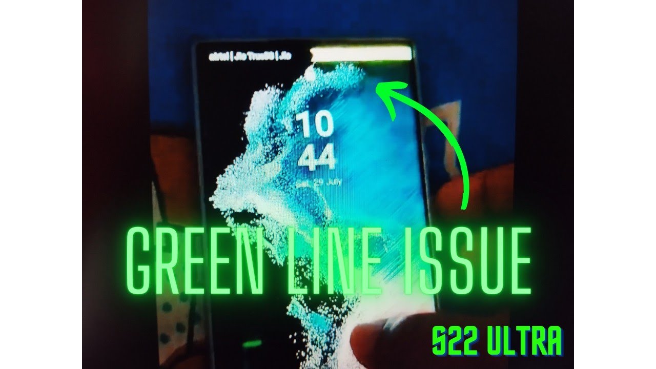 Samsung Galaxy S22 Ultra Green line issue FIXED* (Complete Solution ...