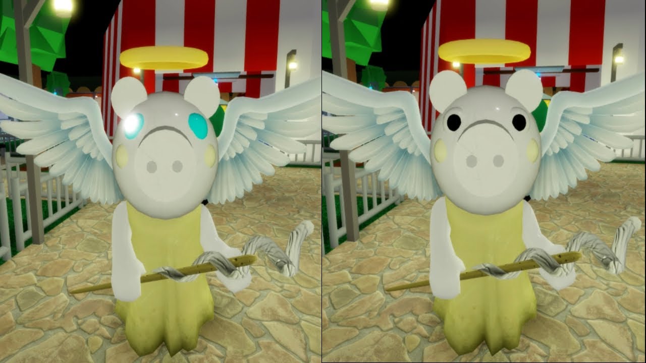 Angel vs Infected Angel Jumpscare - Roblox Piggy - YouTube