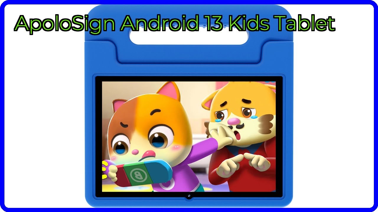 REVIEW (2026): ApoloSign Android 13 Kids Tablet. ESSENTIAL details ...
