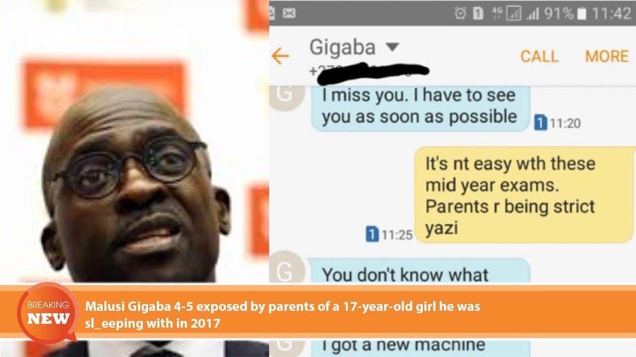 Malusi Gigaba 4-5 exposed by parents of a 17-year-old girl he was sl ...