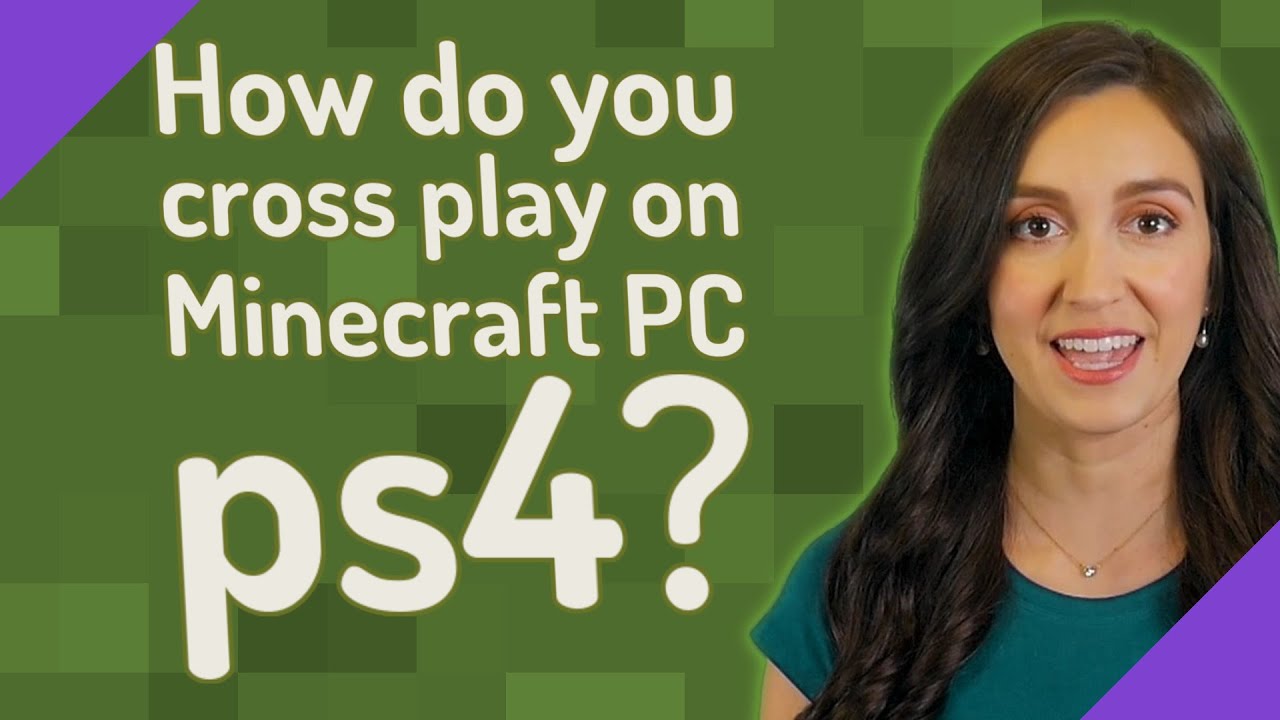 How do you cross play on Minecraft PC ps4? - YouTube
