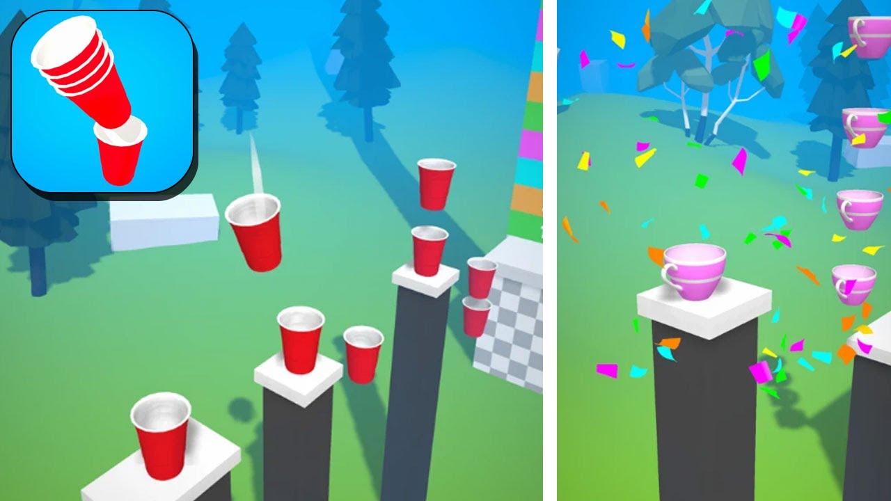 Flip 'n' Stack Gameplay Walkthrough (IOS) | Snack Game - YouTube