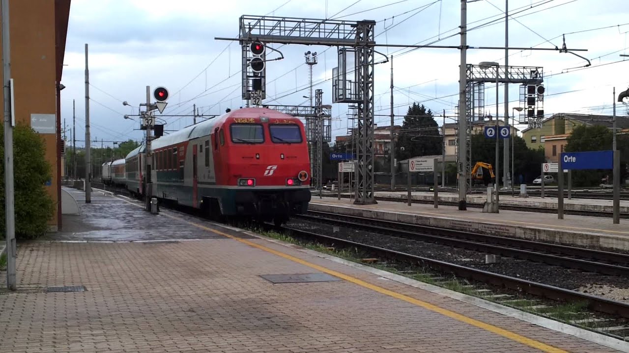 Reg Orte - Viterbo in turno con le "X" ex "Leonardo Express" - YouTube