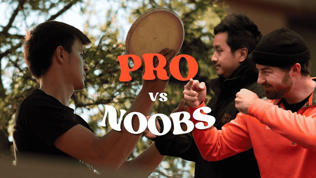 Kan Elias Gripler slå två noobs på Lundbyparken Open? Pro vs Noobs - YouTube