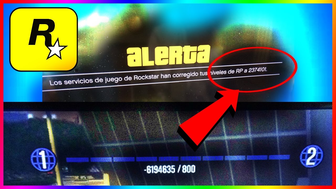 Rockstar SUBE NIVEL a Jugadores GTA V Online - Mod Menu Quitar Nivel ...