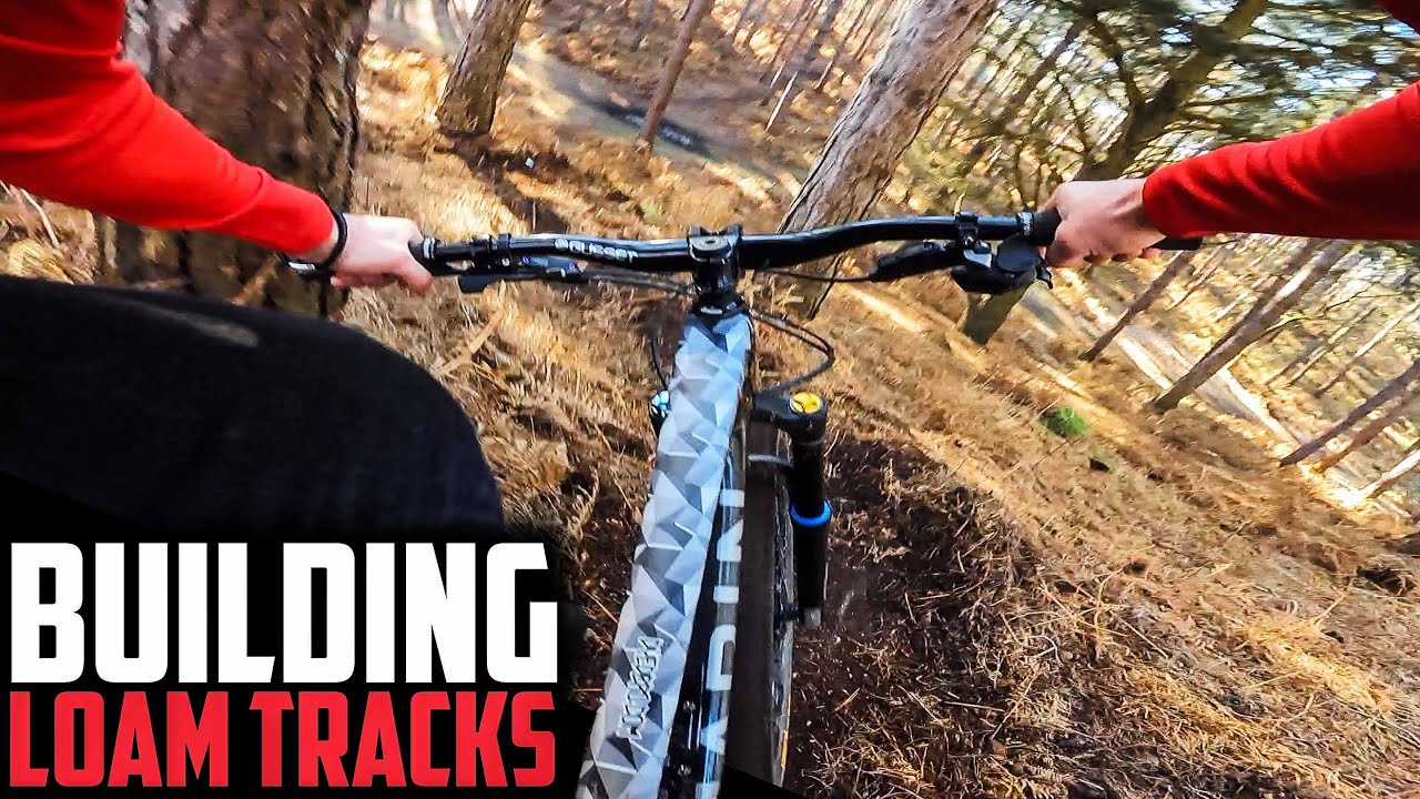 HOW TO NOT REALLY BUILD A DOWNHILL LOAM TRACK.. - YouTube