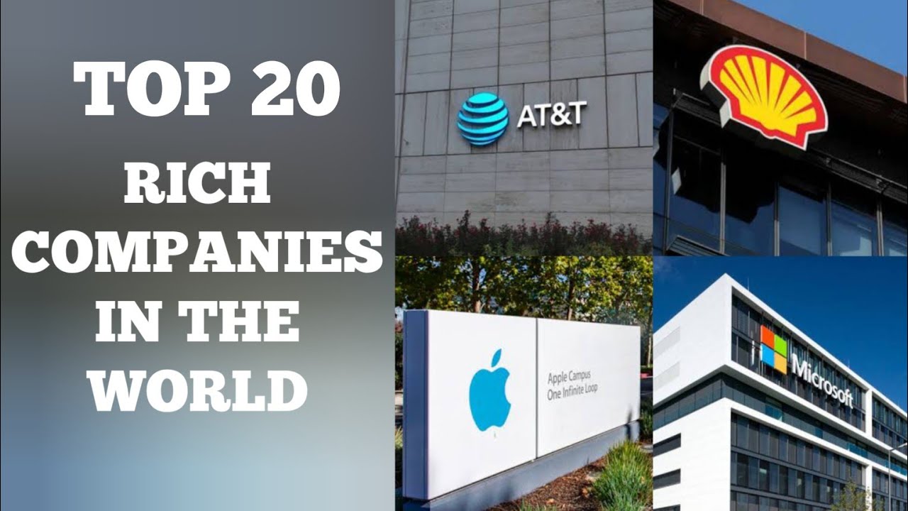 top 20 rich company in the world #factrn - YouTube