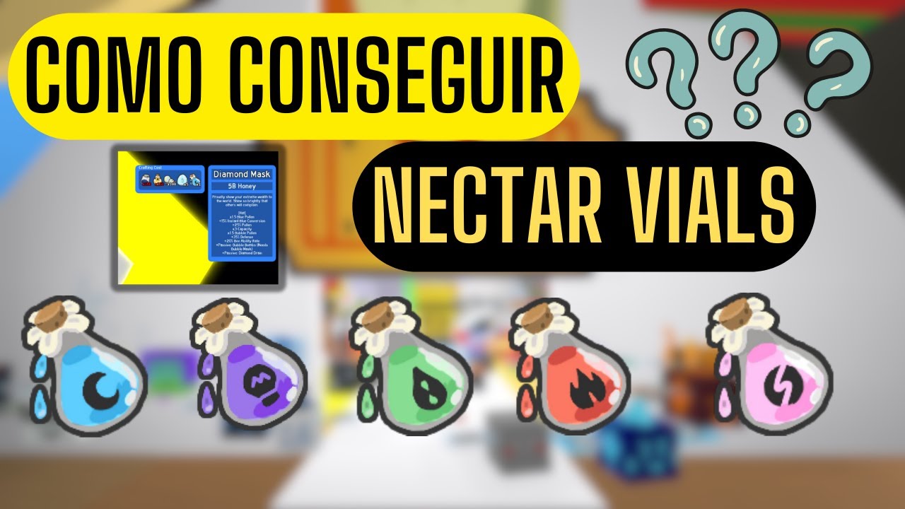 COMO CONSEGUIR NECTAR VIALS - Bee Swarm Simulator - YouTube
