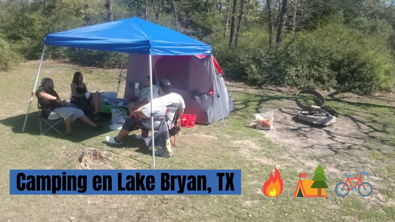 Primera vez haciendo Camping! Lake Bryan, Bryan TX - YouTube