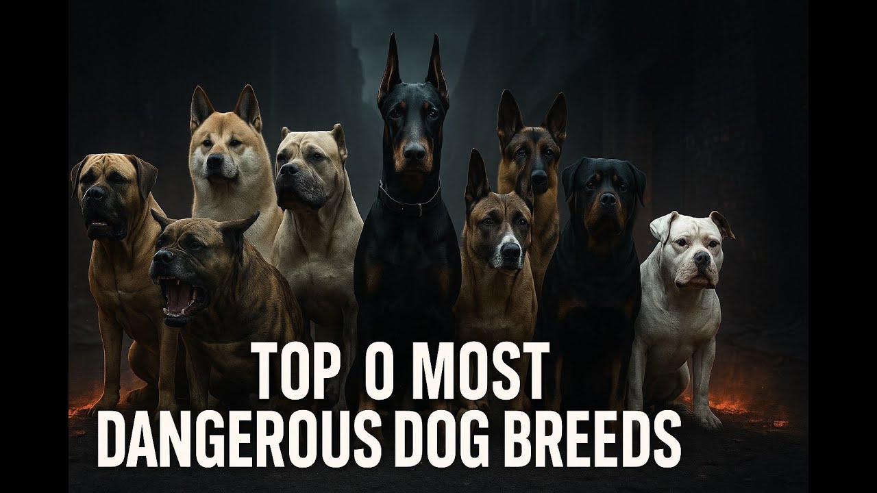 Top 10 Most Dangerous Dog Breeds in the World (Based on Real Incidents ...
