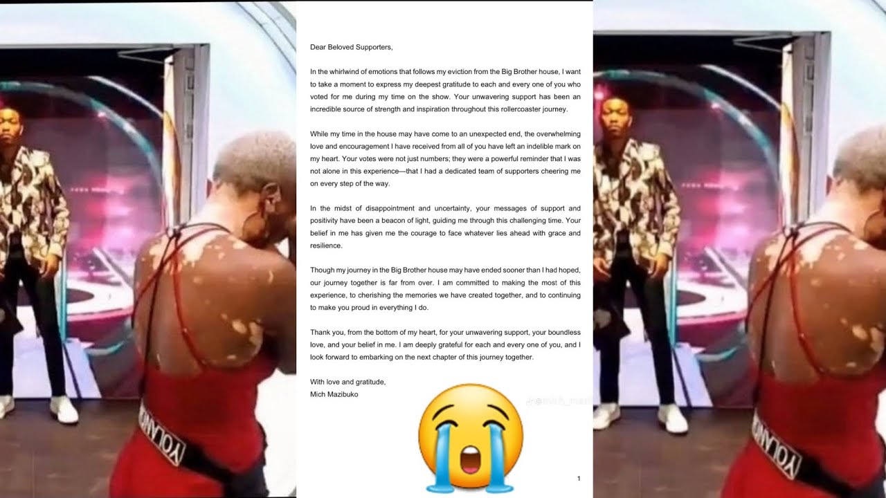 Mitch Mazibuko was ev!cted on Big brother 💔Ohh no Yolanda's reaction ...
