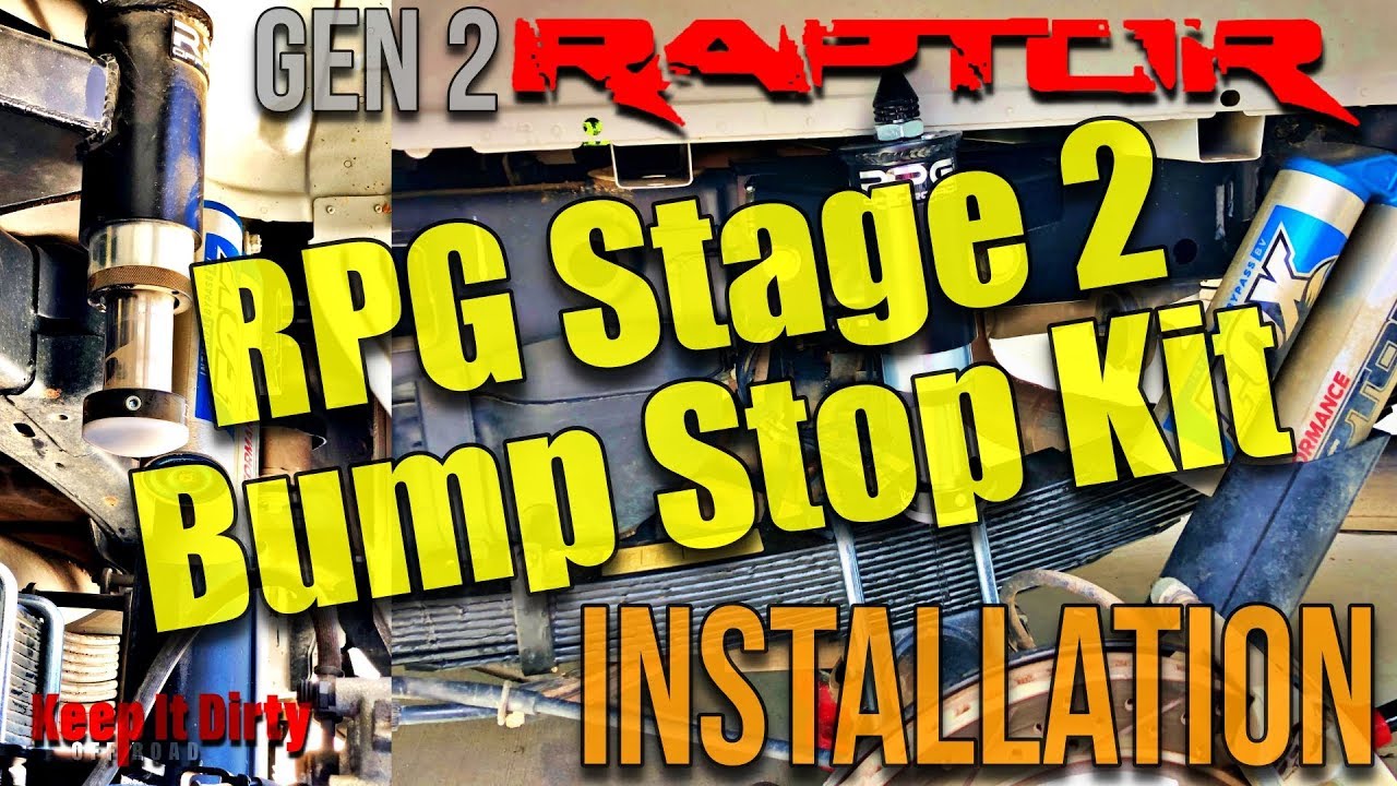 RPG Stage 2 Bump Stop Installation Gen 2 Raptor - YouTube
