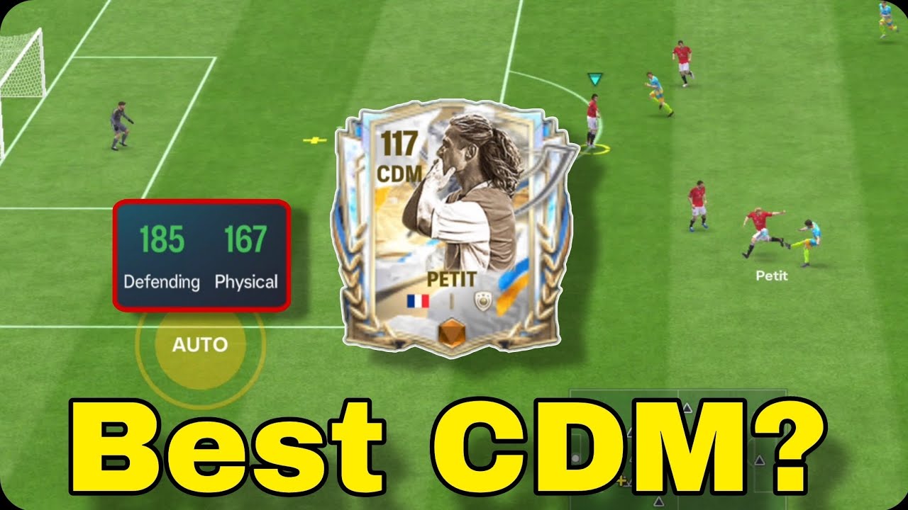 Emmanuel Petit 112 FC Mobile Review and Gameplay|Best CDM? - YouTube