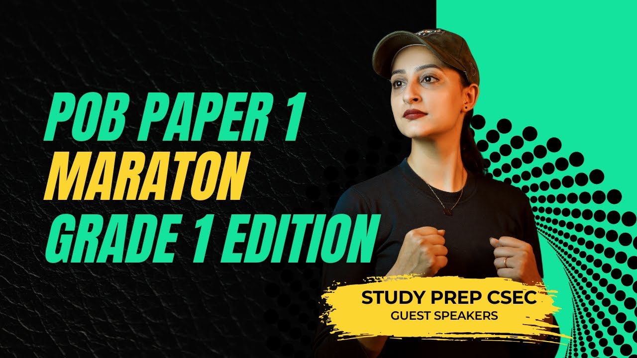 CSEC PRINCIPLE OF BUSINESS MASTER CLASS PAPER 1 - YouTube