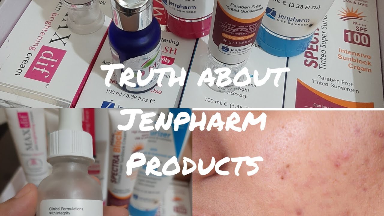 Jenpharm Products - Truth about it /dermatologically approved - YouTube