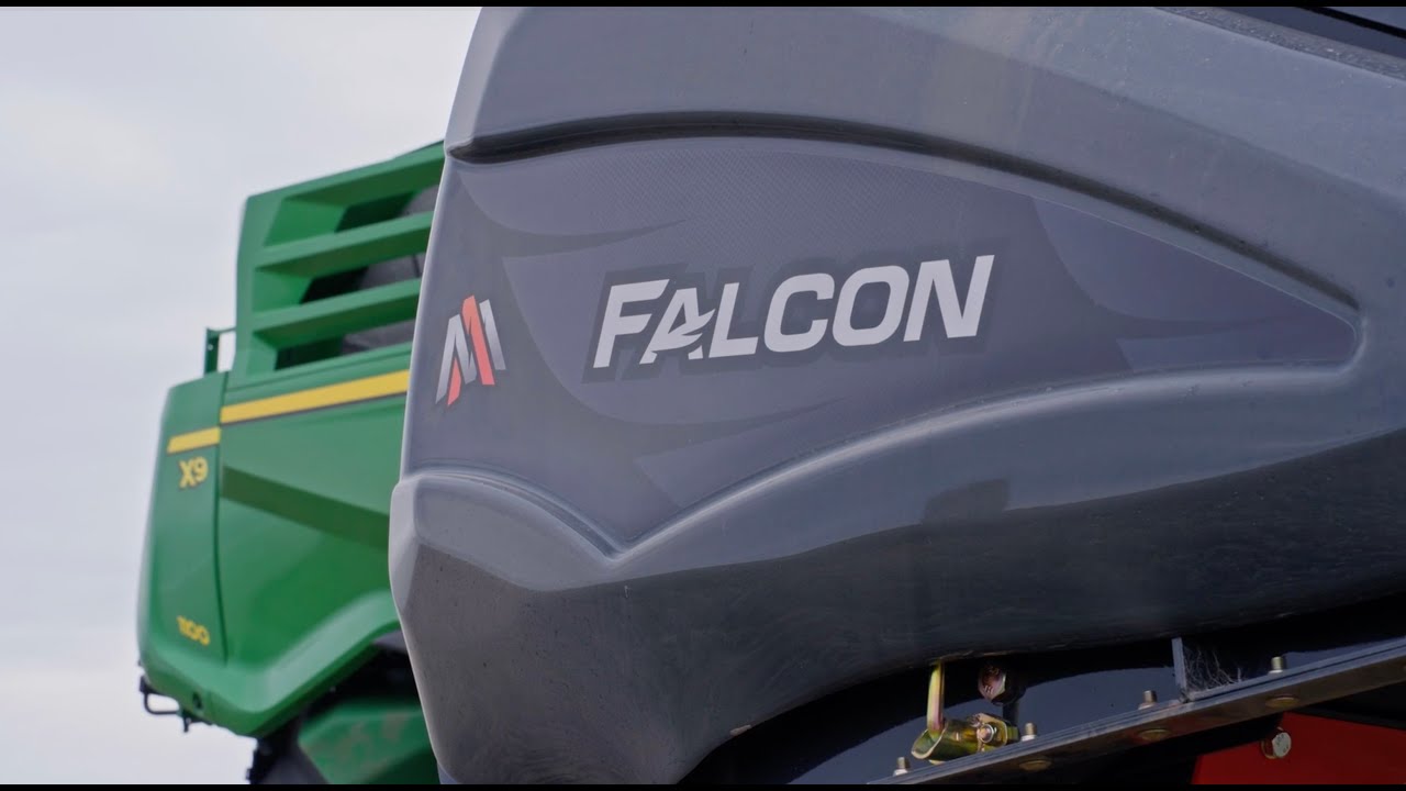 Harvesting Wheat with the Falcon Stripper Header by Applequist Mfg ...