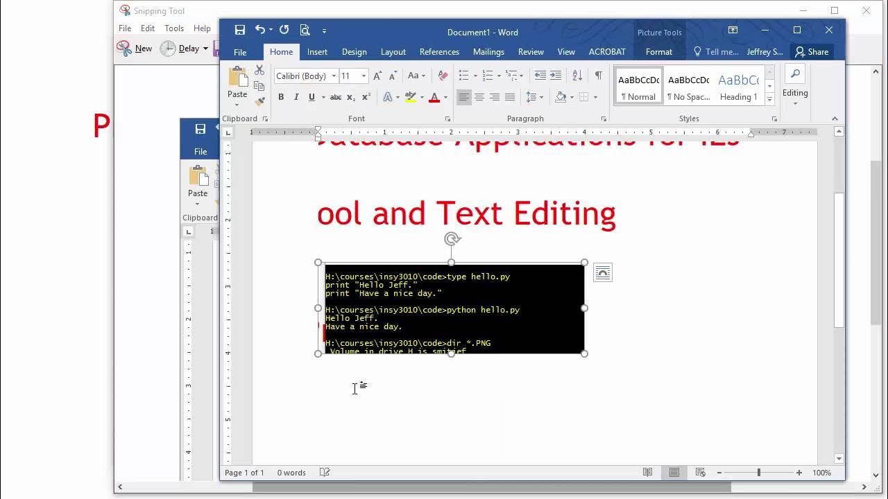 03 Snipping Tool and Text Editing - YouTube