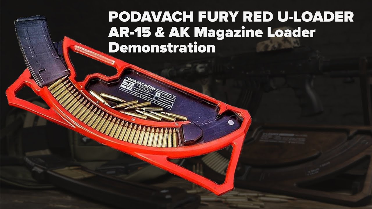 Podavach U-LOADER AR-15 & AK Magazine Loader Demonstration - YouTube