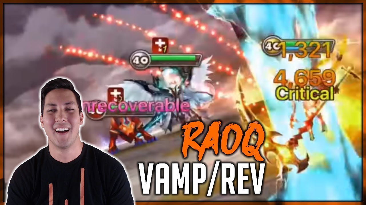 Testing Vampire/Revenge RAOQ In RTA | Summoners War - YouTube