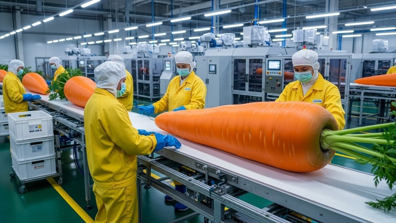 Inside a Modern Carrot Factory: From Farm Carrots to Canned Carrot ...