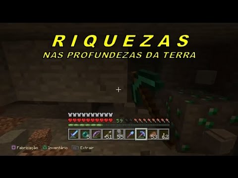 MINECRAFT Ep 0138 Nas PROFUNDEZAS da TERRA Riqueza - YouTube