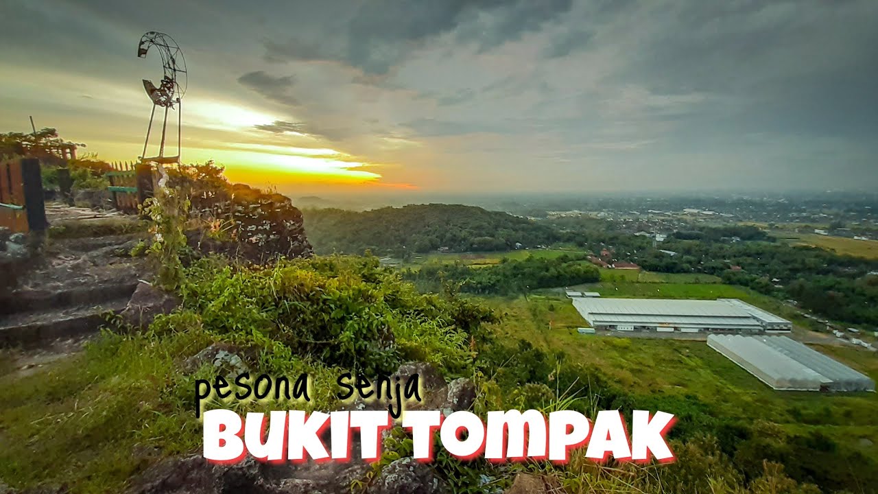 Bukit Tompak Piyungan Saat Sore Hari - YouTube