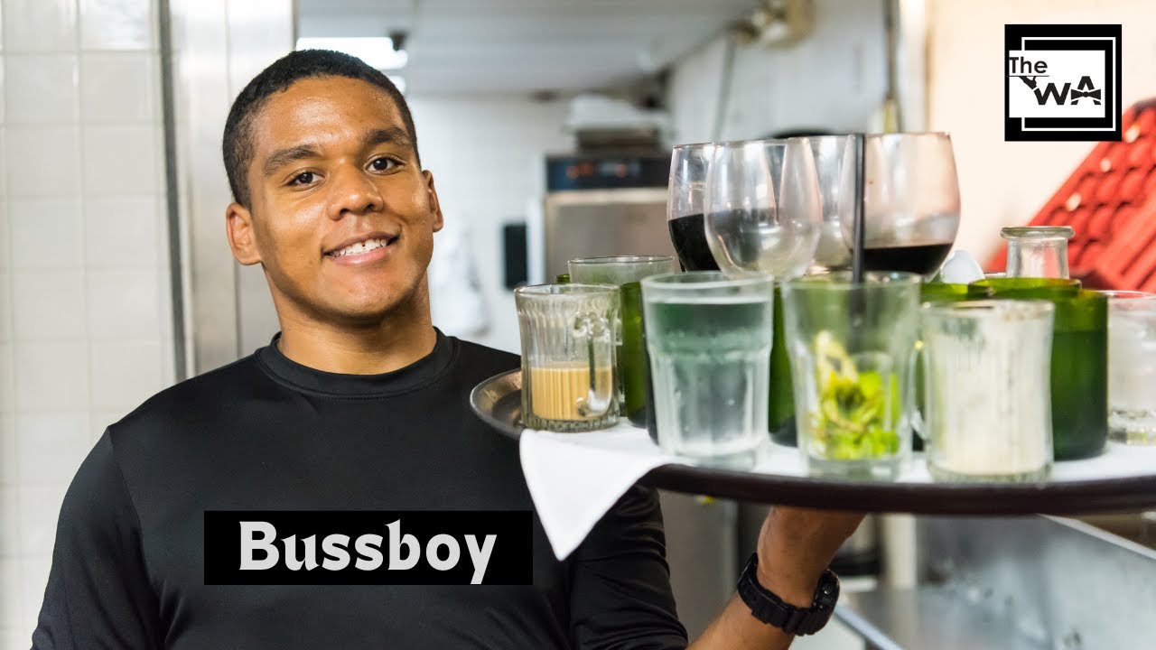 Bussing Tables Rules for clearning plates, glasses, and cutlery - YouTube