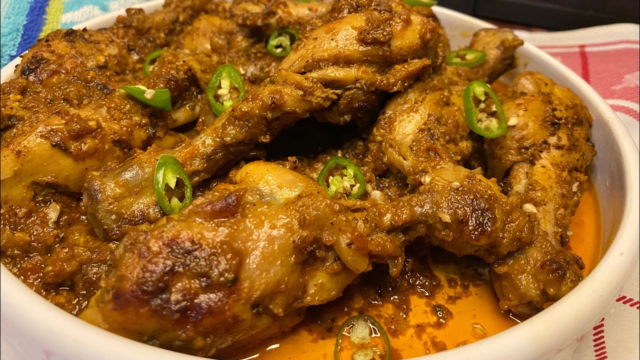 Chicken Leg Masala Recipe By Thaal Tashtari - YouTube
