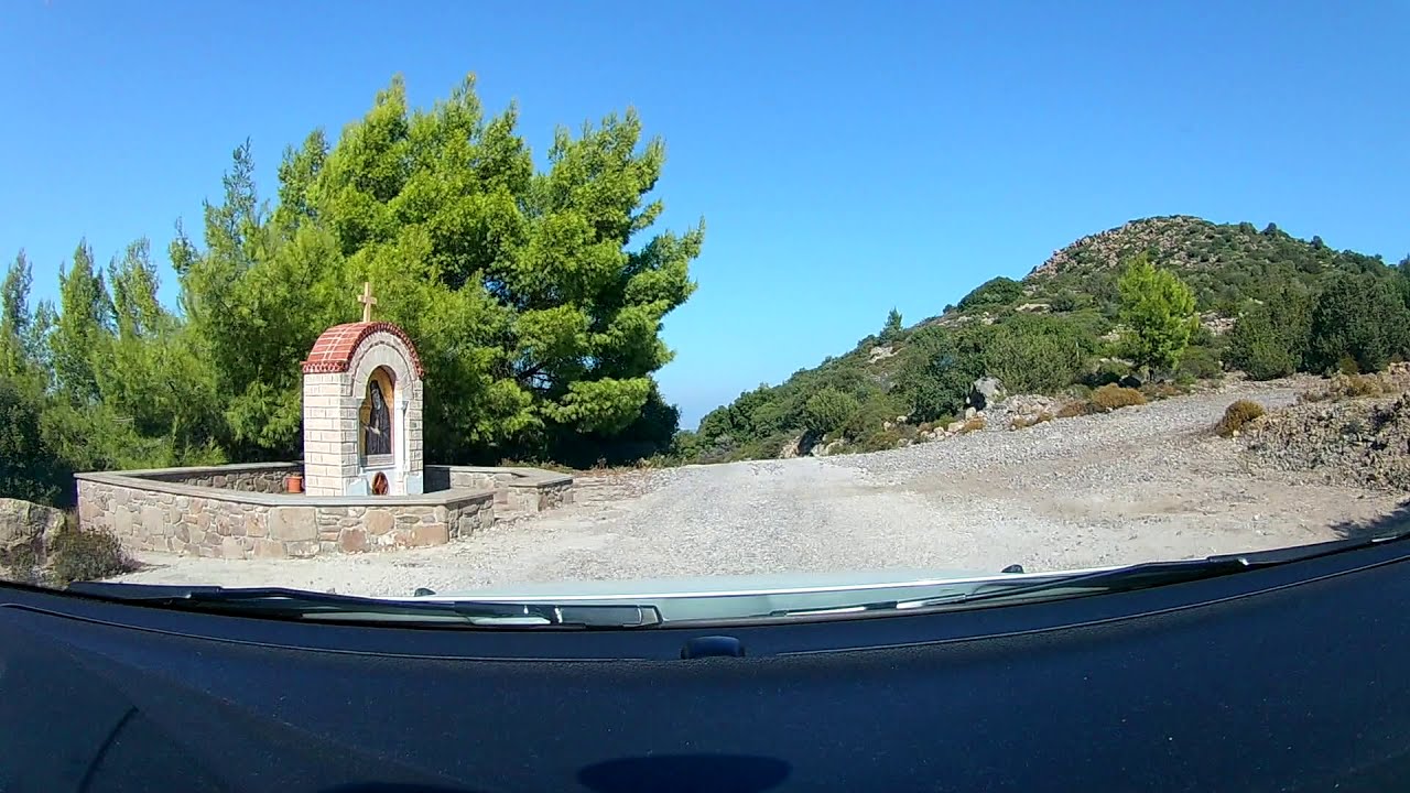 Διαδρομη απο Ιερα Μονη Παναγιας Χρυσολεοντισσας προς Μονη Αγιου ...