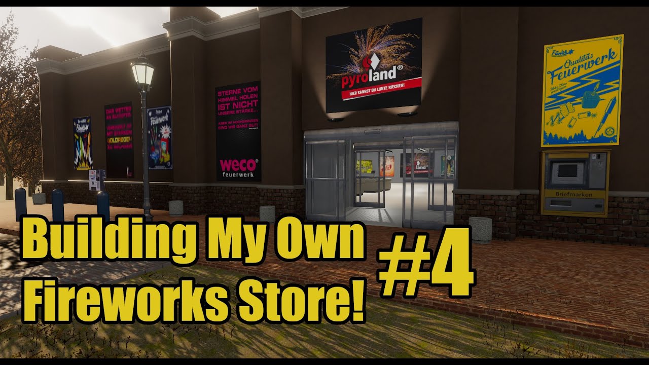 Building My Own Fireworks Shop In Fireworks Mania! #4 - YouTube
